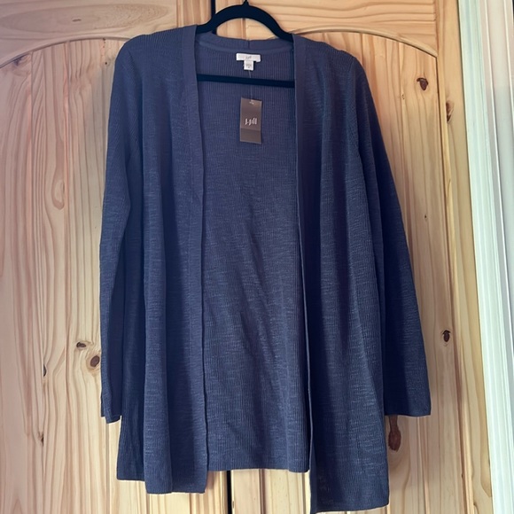 J. Jill | Sweaters | Nwt Jjill Womens Blue Cardigan Size M | Poshmark